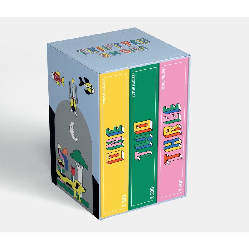 Cloudberries | Triptychon | Puzzle - Box | 3 x 500 Teile – Struck - schreiben-lesen-spielen